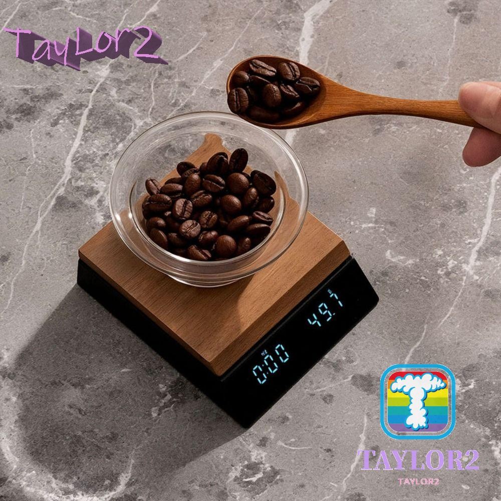 ATAYLOR Electronic Tea Scale, Type-c Portable Mini Wooden Tea Scale ...