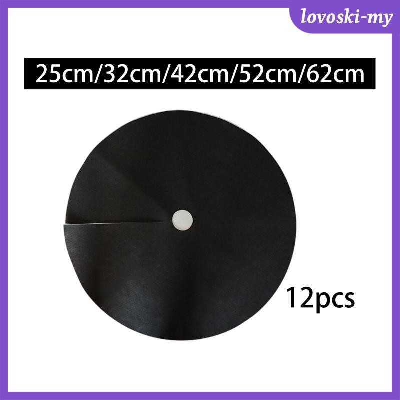 [LovoskiMY] 12x Tree Mulch Ring Tree Guards Reusable Weed Mat Round ...