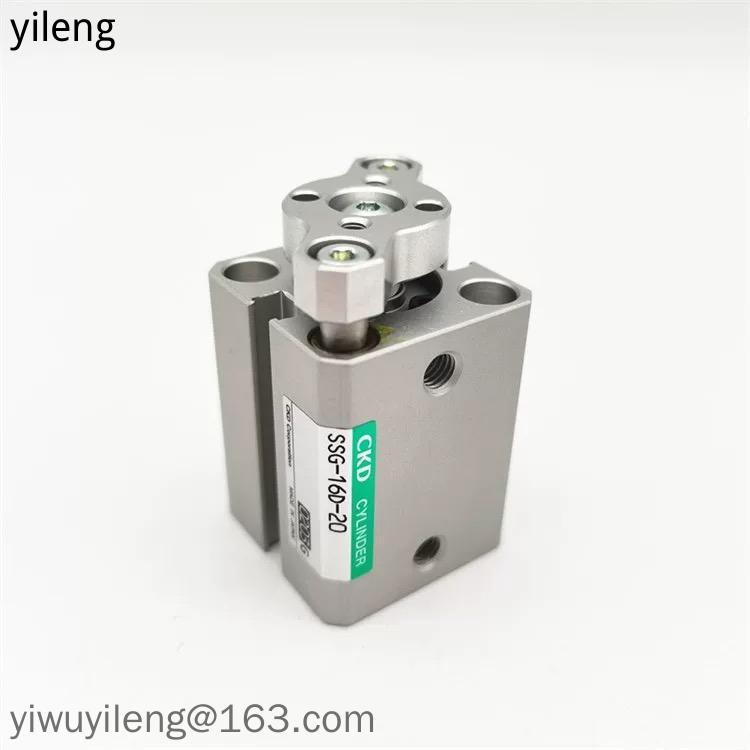 CKD with Guide Compact Type Cylinder SSG-L-12D/16D-5-10-15-20-25-30-40 ...