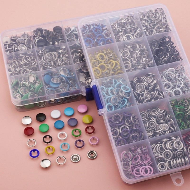 SA Snap Button with Pliers Snap Fasteners Tool Kits Metal Prongs Snaps ...