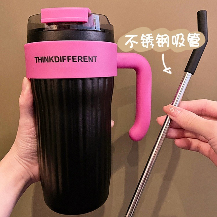 Tea Break American Thermos Cup Stainless Steel Coffee Cup with Handle ...