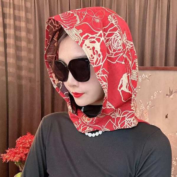 shawl chiffon silk shawl shawl sulam Musim bunga dan musim panas 2025 ...
