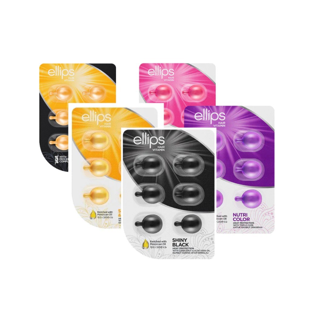 ELLIPS HAIR VITAMIN ( 1 ml X 6 capsules ) | Shopee Malaysia