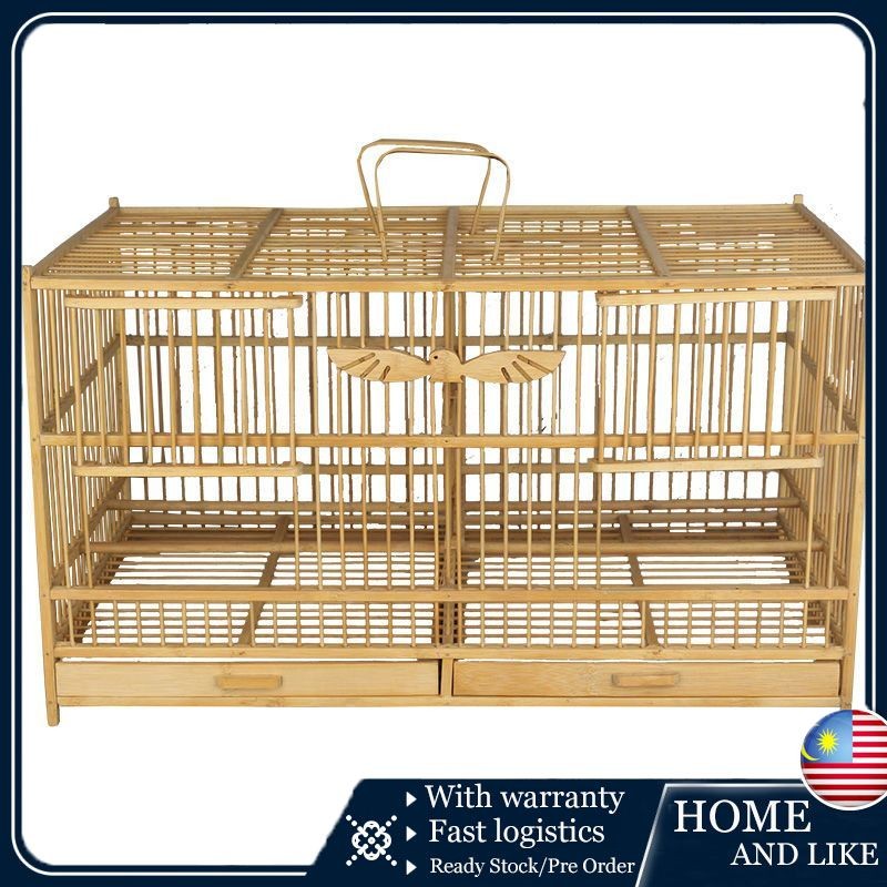 Bird Cage Breeding Cage Jade Bird Nesting Cage With Partition Bird Cage ...