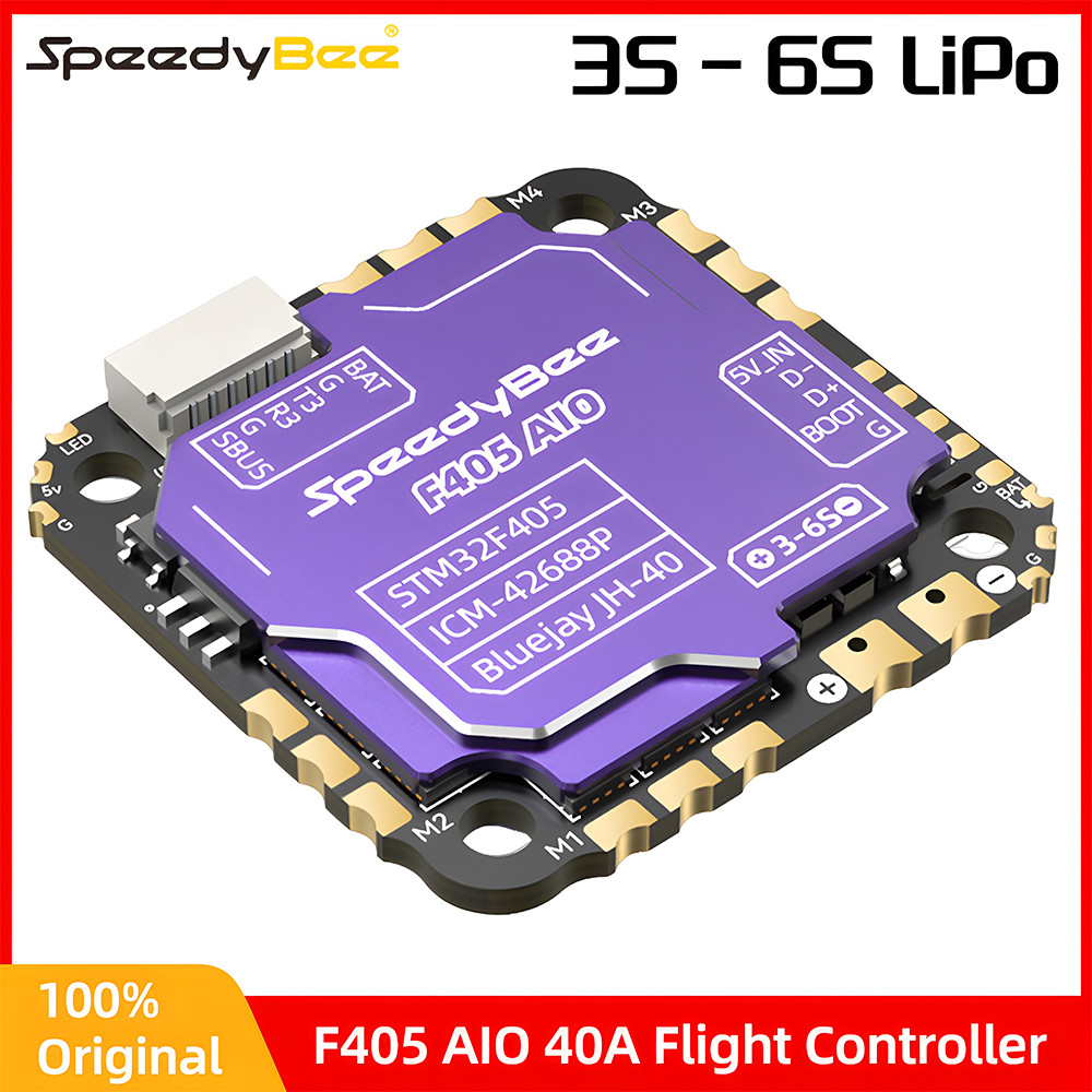 New RC ESC SpeedyBee F405 AIO 40A Flight Controller BLHeli_32 4 in1 ESC ...