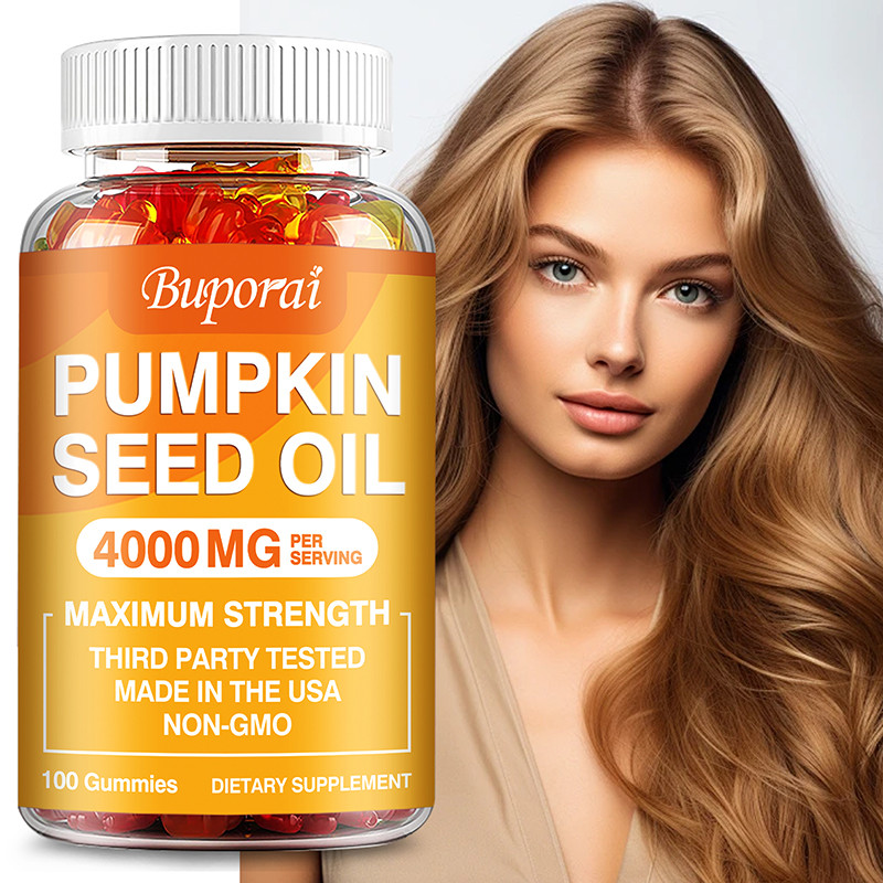 Pumpkin Seed Oil Gummies 4,000 mg Pumpkin Seed Oil, Promotes Hair ...