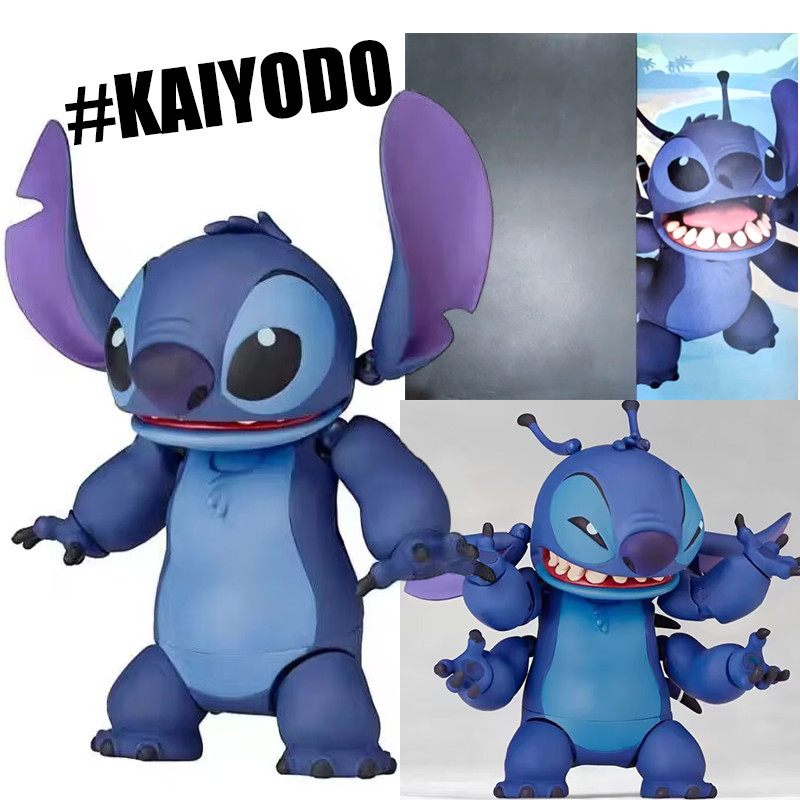 KAIYODO Stitch Action Figure 2025 New Lilo & Stitch Movable Joints ...