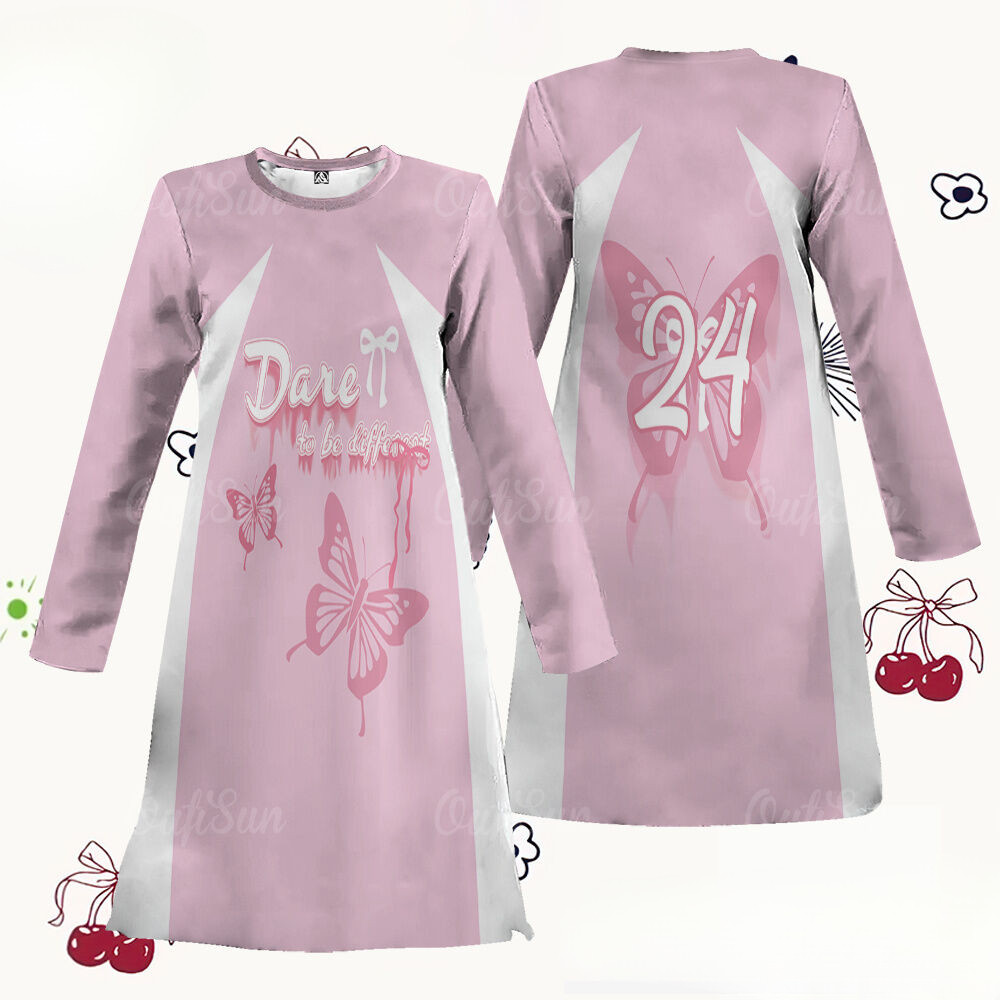 Women's Muslim dress, pink bow, Muslim top, sportswear, Muslim clothing ...