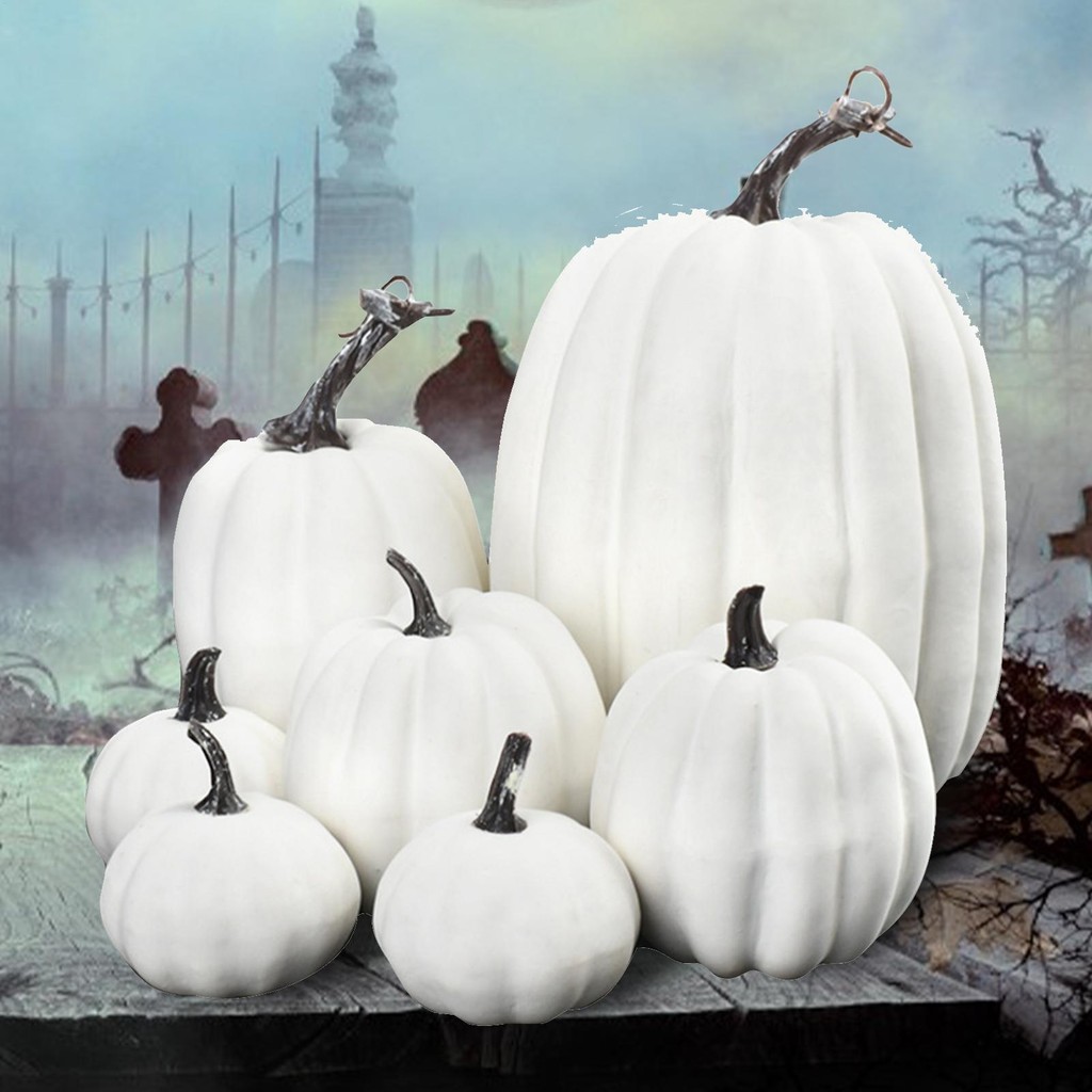 Fake Foam Pumpkins Realistic Halloween Simulation Pumpkin Artificial ...