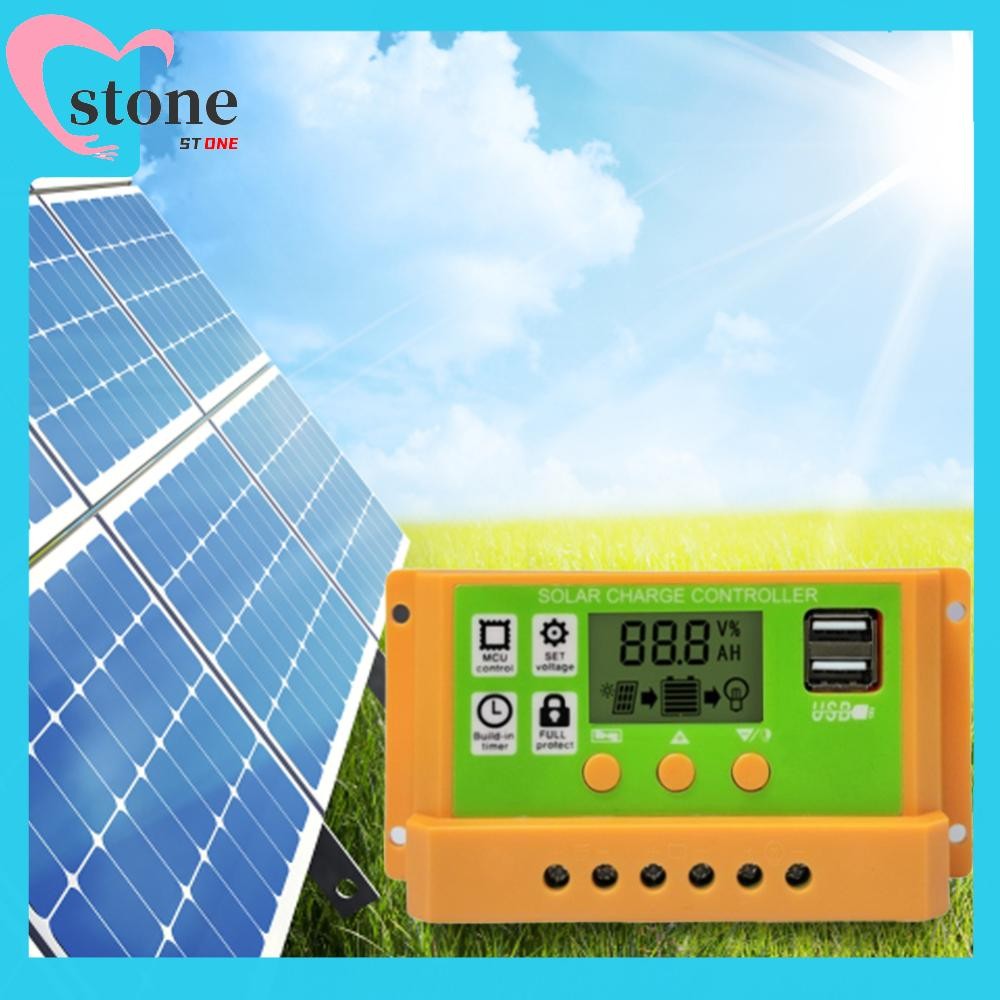 [Stone1.my] Solar Charge Controller 10A 20A 30A 12V 24V 11.1V Solar ...