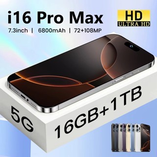 2025 New Original i16 Pro Max 5G 6.8-inch 16GB+1TB Dual SIM Android ...