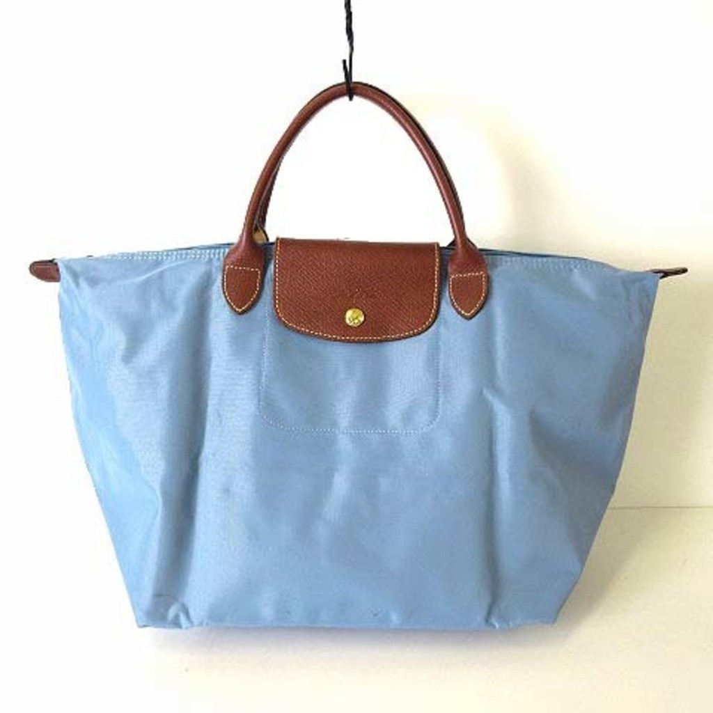Longchamp Tote Bag Le Pliage Light Blue Foldable Direct from Japan ...