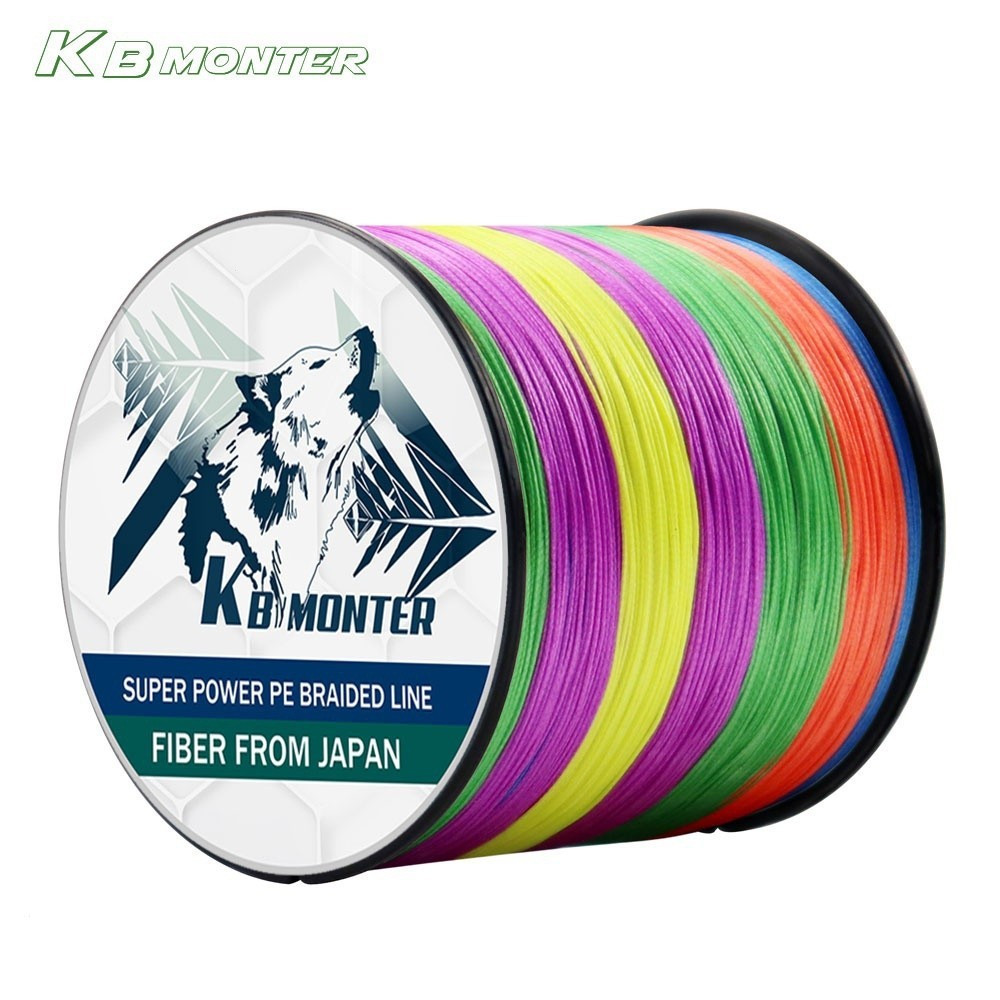 KBMONTER 300M 500M 1000M 12 Strand PE Braided Fishing Line PE Fishing ...