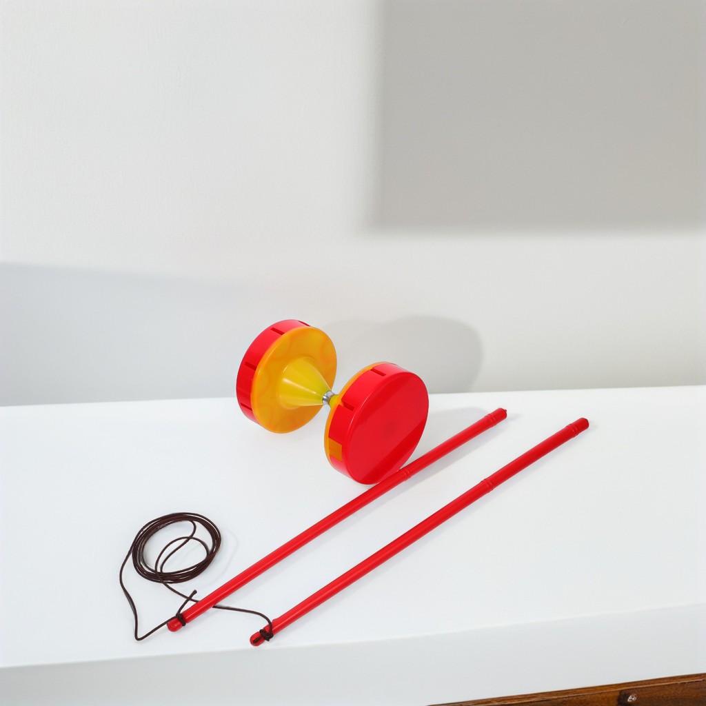 1 Set Chinese Yoyo: Professional Double Bearing Diabolo With Sticks And ...