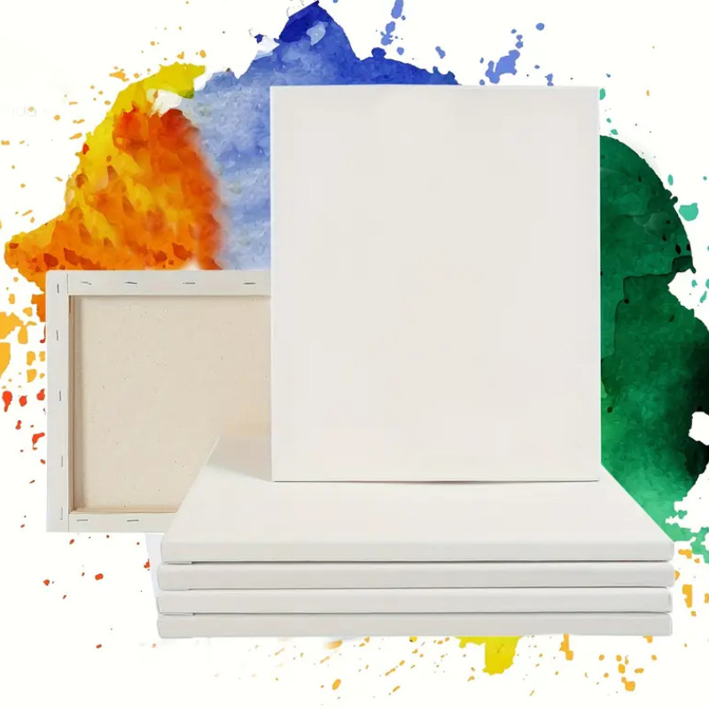 White Canvas Painting Frame DIY Art Craft Panel Board Acrylic Oil ...