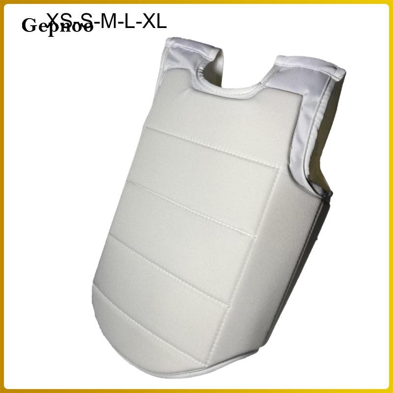 Gepnoo Karate Chest Protector Chest Guard Rib Shield Armour Taekwondo ...