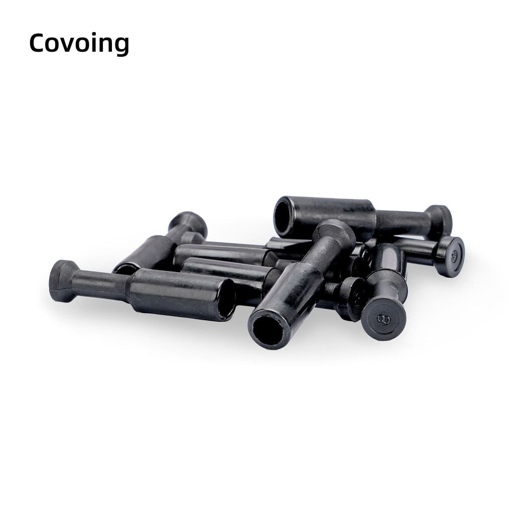 Covoing Pneumatic Pipe End Cup Plugs Air Hose Tube Push Fit Connector ...