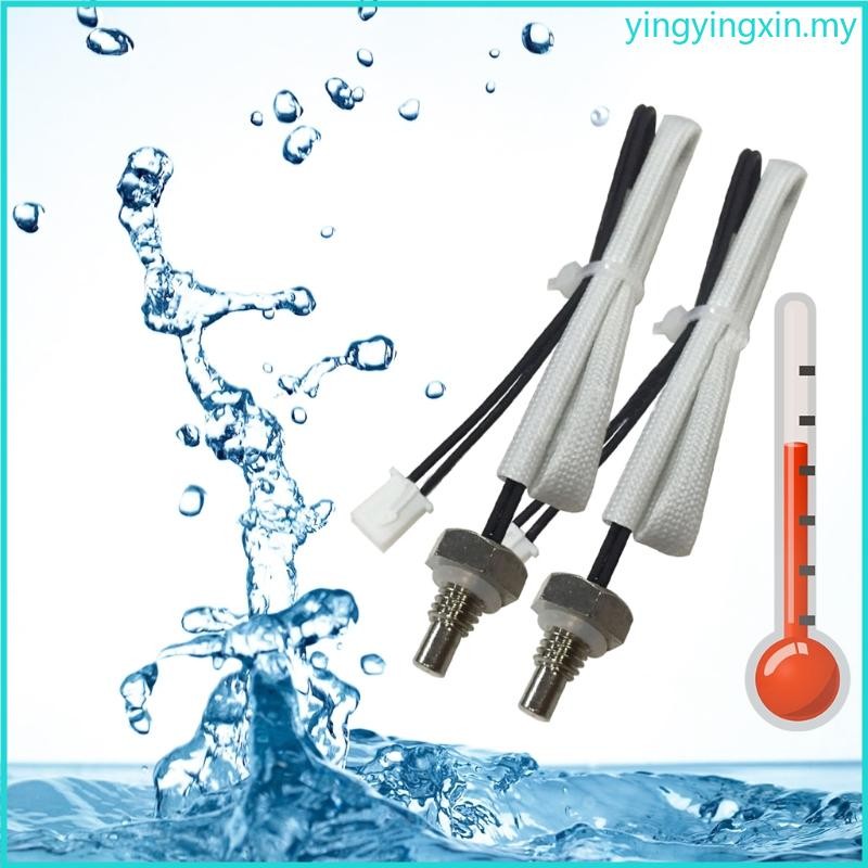 YIN NTC Thermistor Temperature Sensor M6 Thread Probe Cable Size 0 61x0 ...