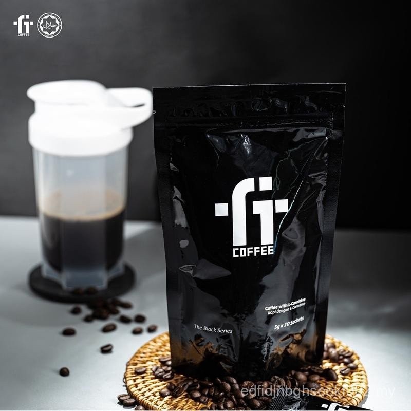 FITCOF FIT COFFEE 5g x 10 Sachets KOPI AMERICANO PREMIUM BLACK tenaga ...