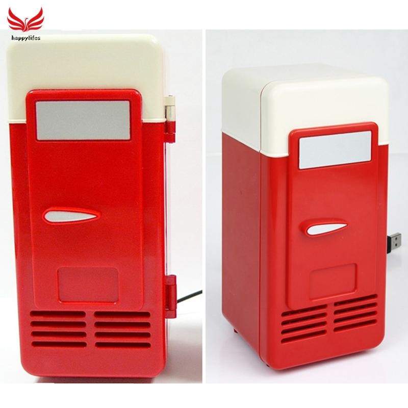 Mini USB Fridge Freezer Drink Beer Cooler Refrigerator for Travel Car ...