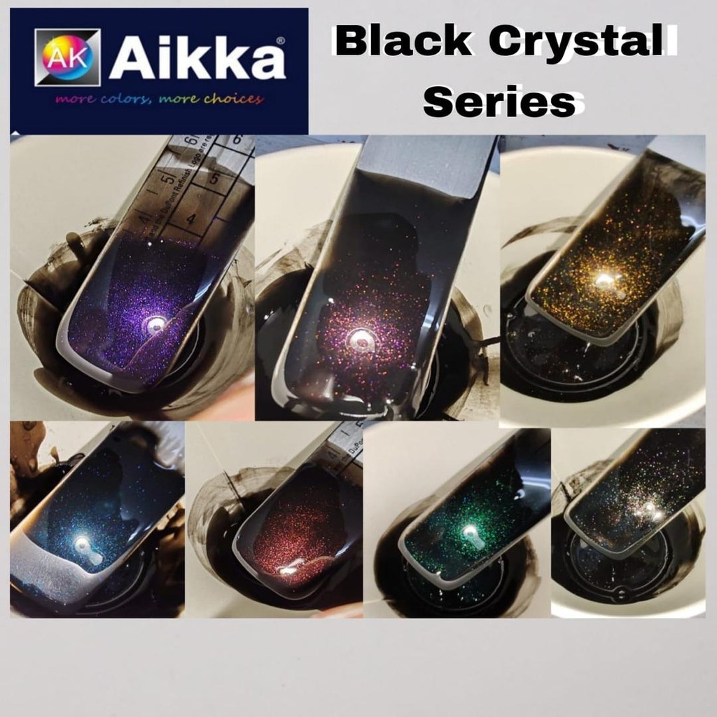 [Black Crystal Paint] AIKKA Vircoat Cat 2K Diamond Aerosol DIY Cat ...