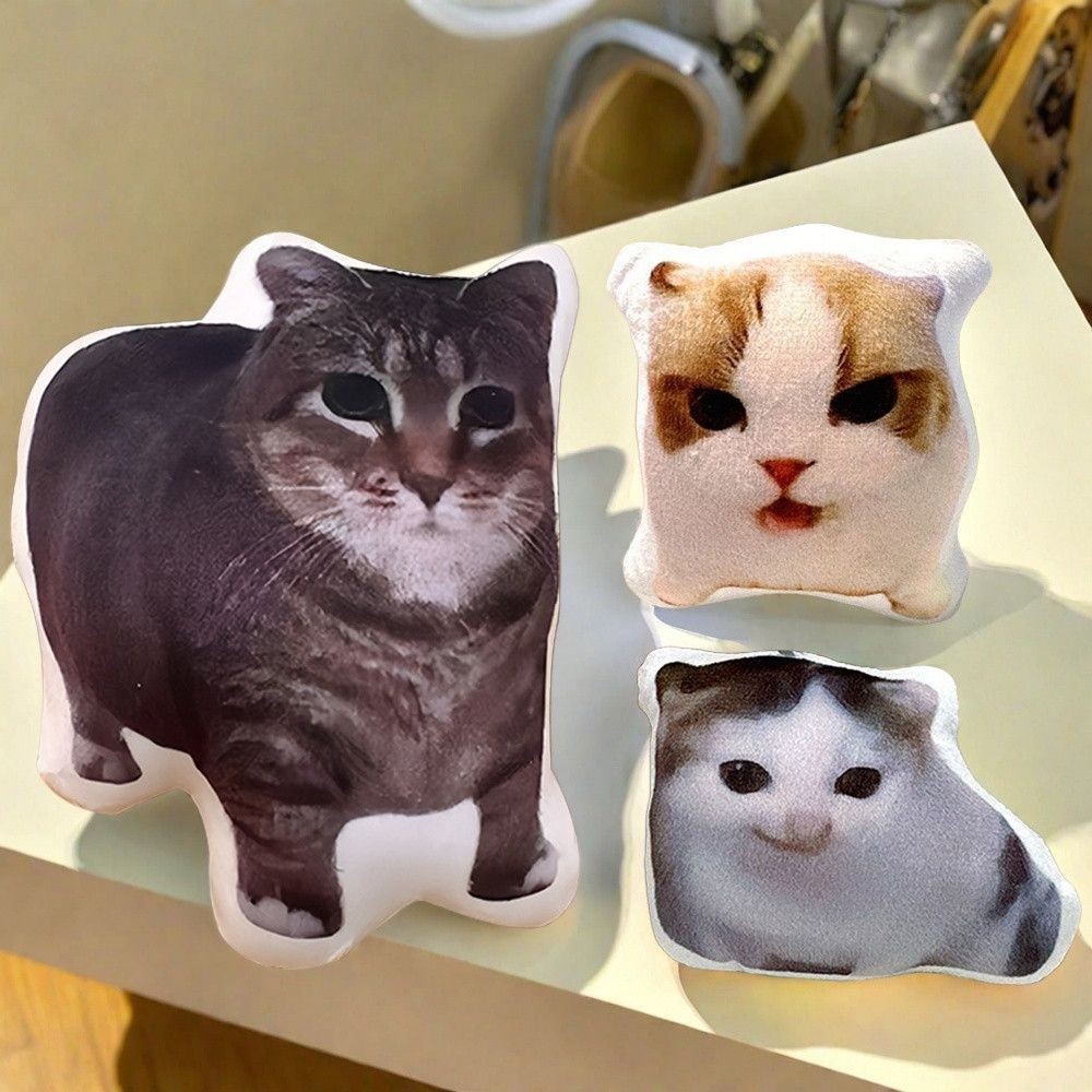 Funny Brainrot Cat Keychains for Accessories Bag OIIA OIIA Meme Uia ...