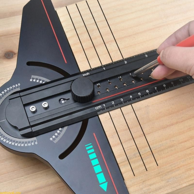 weroyal Layout and Measuring Tool Angles Finder T Ruler Woodworking ...