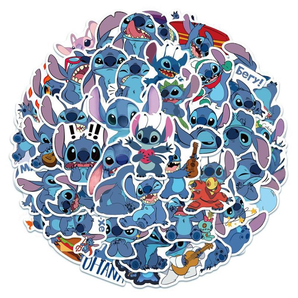 100pcs Lilo Stitch Stickers Graffiti for Scrapbook Laptop Phone Luggage ...