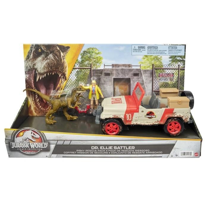 Mattel Jurassic World Legacy Collection JP Ellie Velociraptor Satter ...
