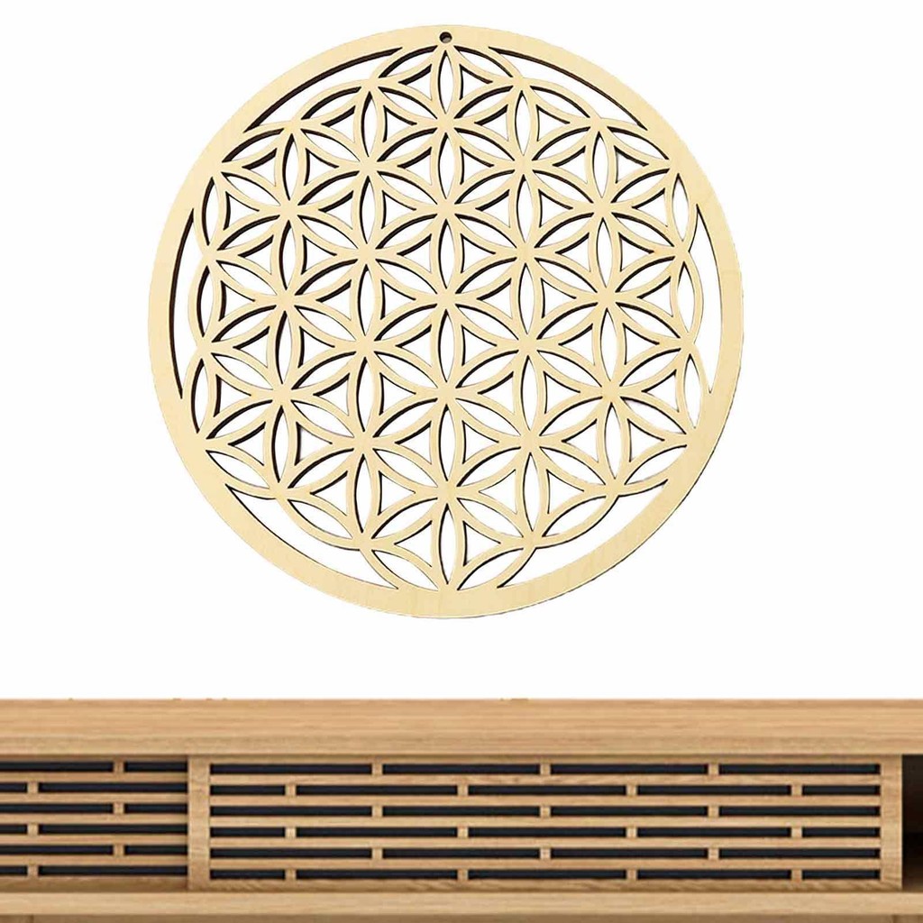 Wood Crystal Grid Board Sacred Geometry Wood Wall Art Sacred Geometry ...