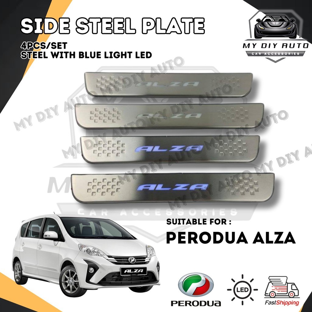 PERODUA Alza Old Alza New 22-23 Side Sill Scuff Plate Door Side Step ...