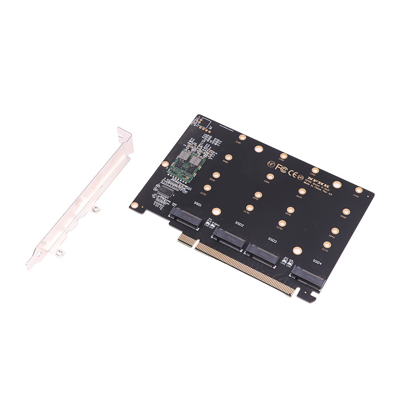[OriginalGrass] 4 Port M.2 NVMe SSD to PCIE X16M Key Hard Drive ...
