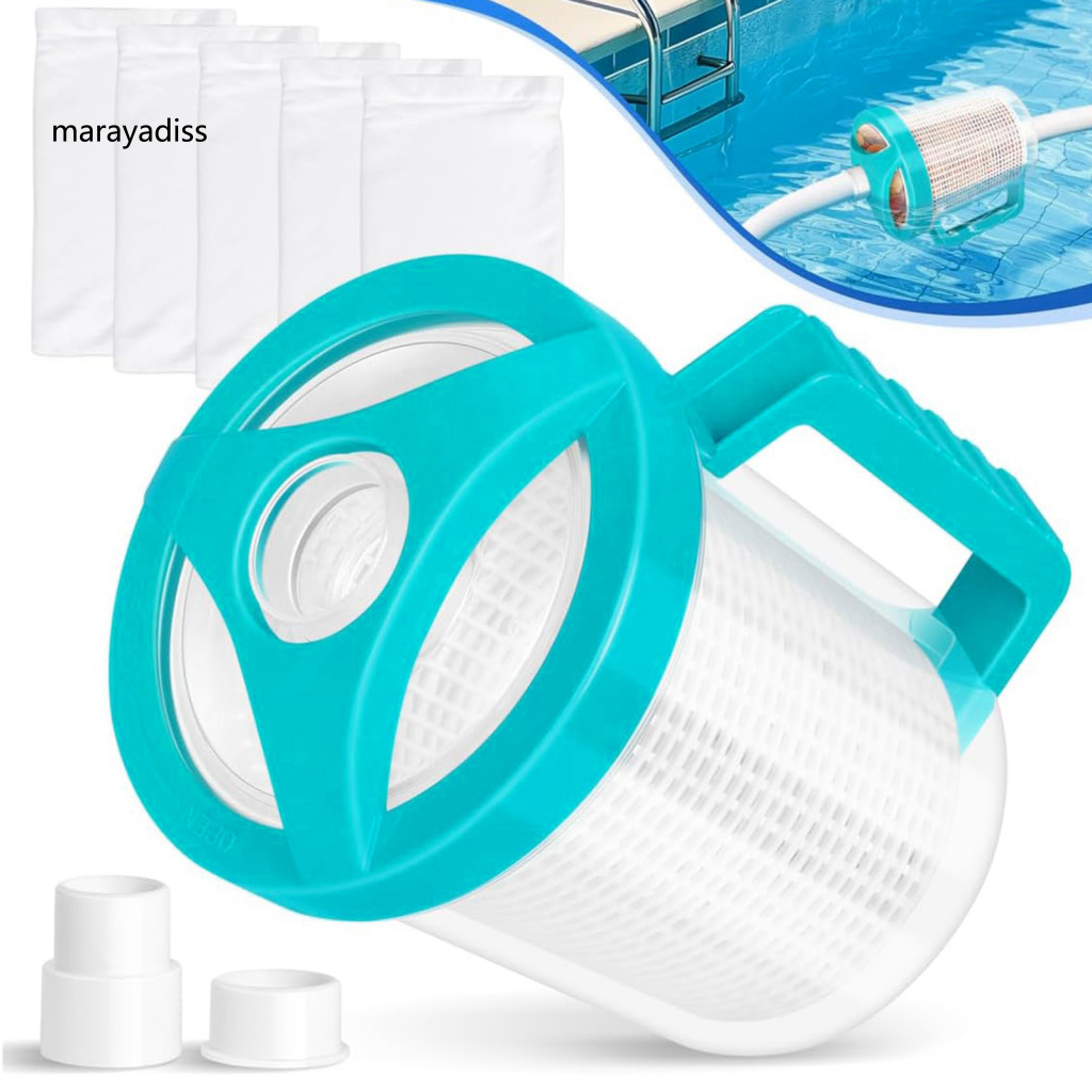 In-line Pool Leaf Trap Skimmer Socks for Pool Leaf Canister High ...