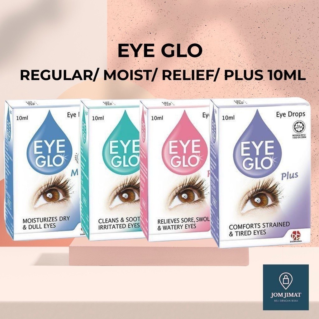 EYE GLO REGULAR/ MOIST/ RELIEF/ PLUS 10ML | Shopee Malaysia