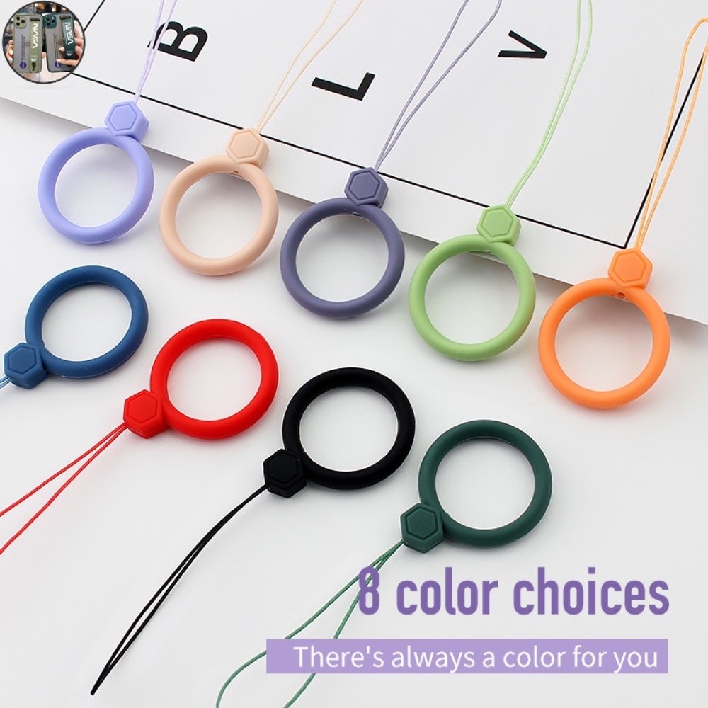 NC Cute Silicone Wrist Strap Lanyard for Keys Phones Ring Straps for ...