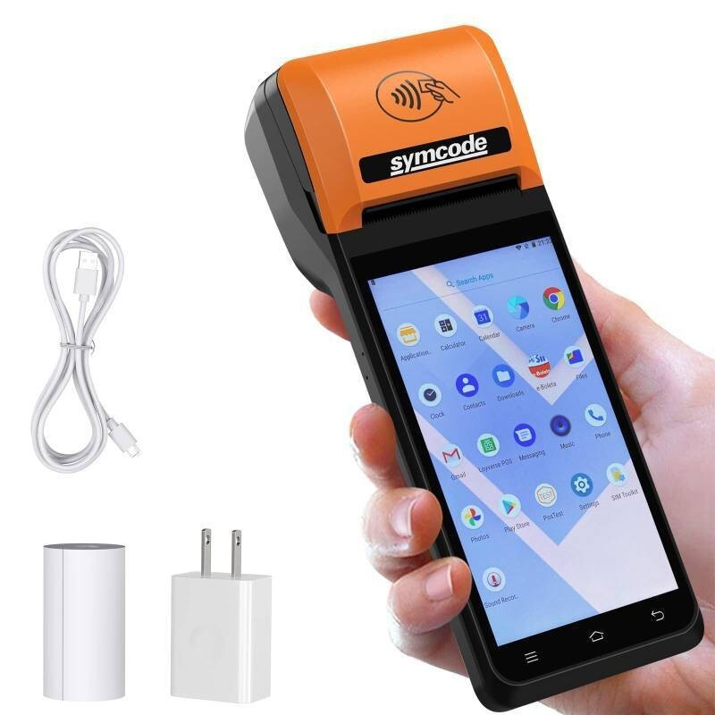Handheld 3G POS Receipt Printer Android 8.1 1D/2D Barcode Scanner NFC PDA | Shopee Malaysia