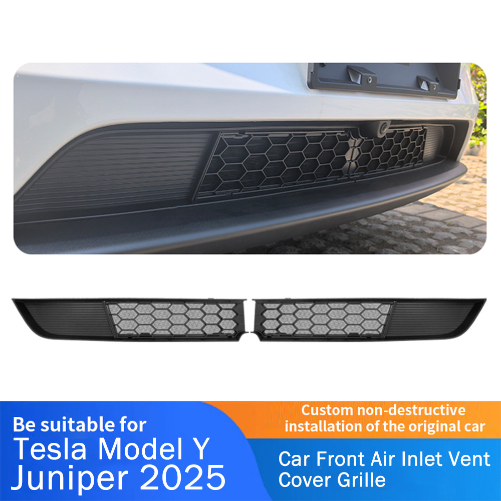 Car Anti-insect Front Mesh Grille Mesh For Tesla Model Y Juniper 2025 ...