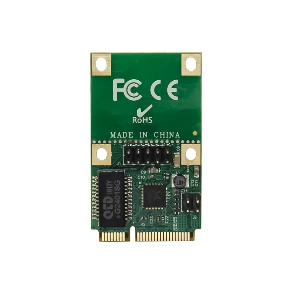 Mini PCIe MPCIE ke RJ45 1000M Gigabit Kad Rangkaian Cip 8111F Menyokong ...