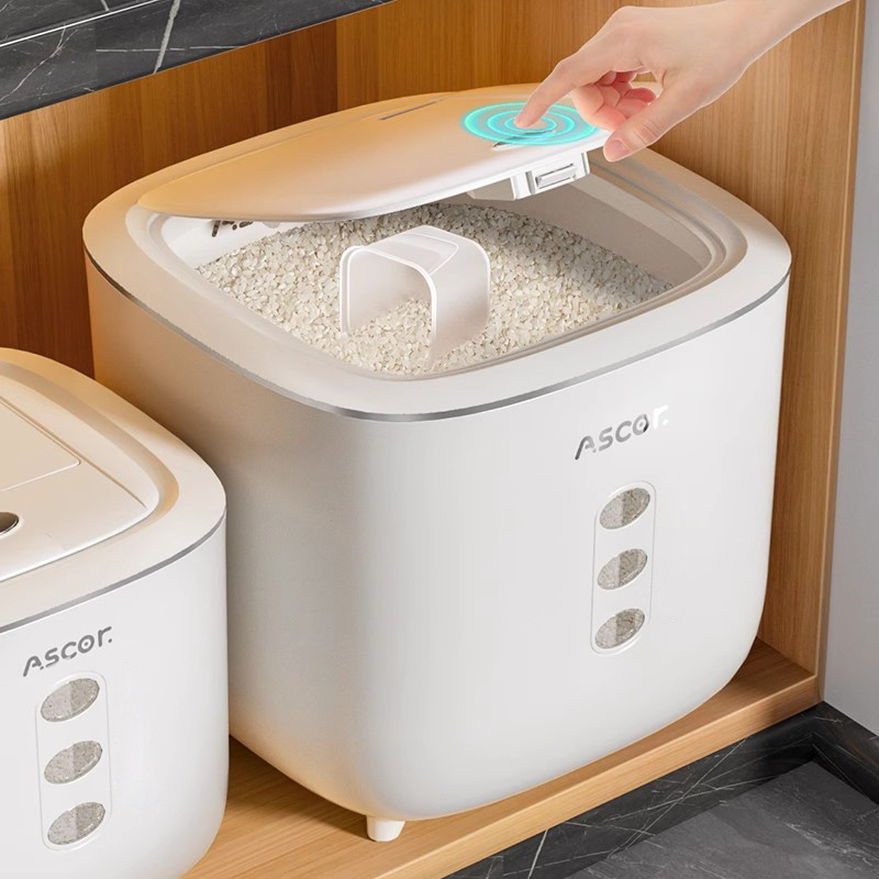 rice bucket rice container rice storage bekas beras 10kg rice container ...