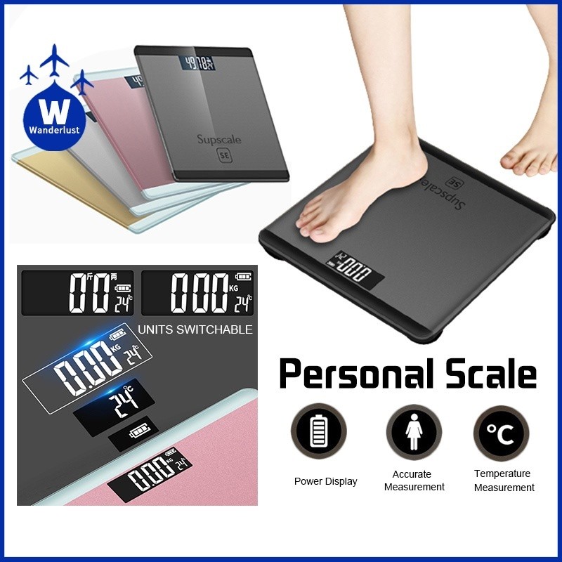 Smart Digital Weight Scale Bathroom LED Body Bathroom Weighing Scale 0. ...