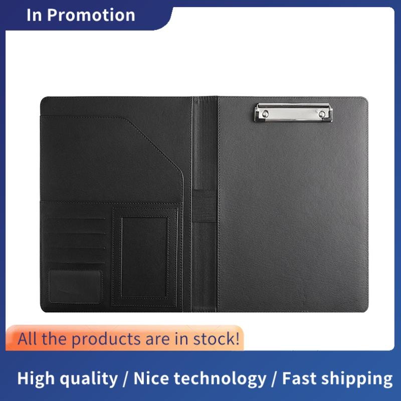 Black Resume Portfolio Folder PU Resume Portfolio Folder with A4 Size ...