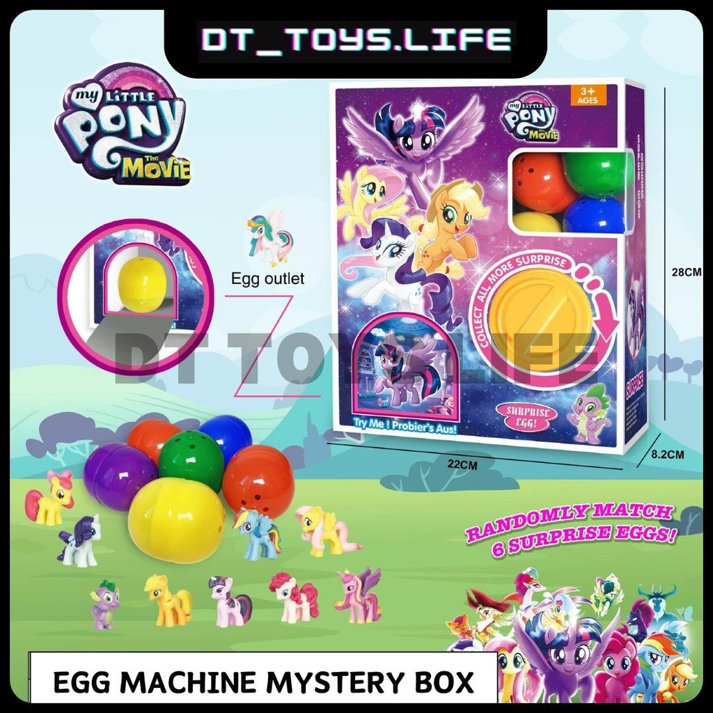 My Little Pony / Unicorn Cartoon - Twisting Egg Blind Box Suprise Eggs Cartoon Character Capsule ...