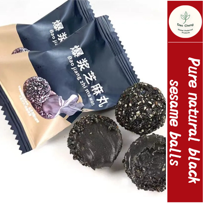 [Pure Natural] Popcorn Black Sesame Ball Snacks Healthy Snacks【纯天然 ...