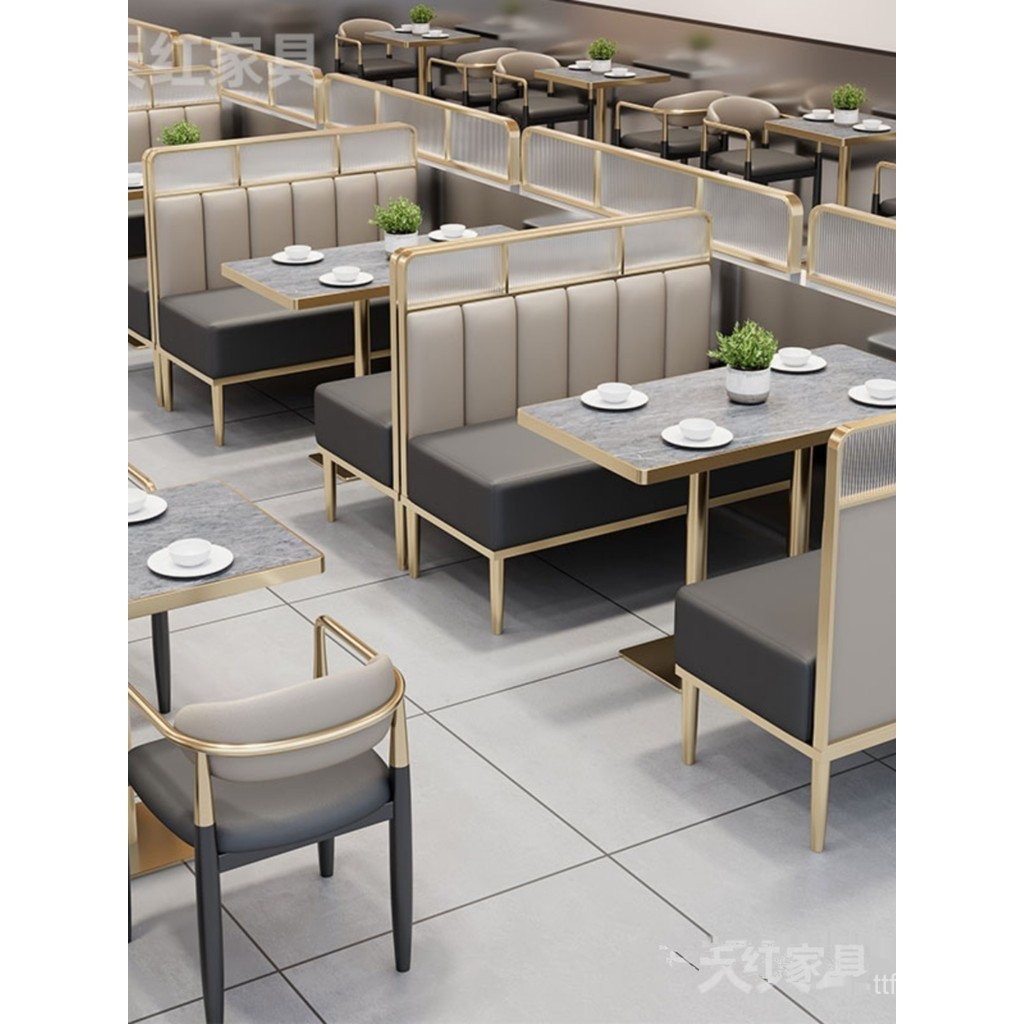 Set Meja dan Kerusi Restoran Mewah Ringan Komersial untuk Kopi ...