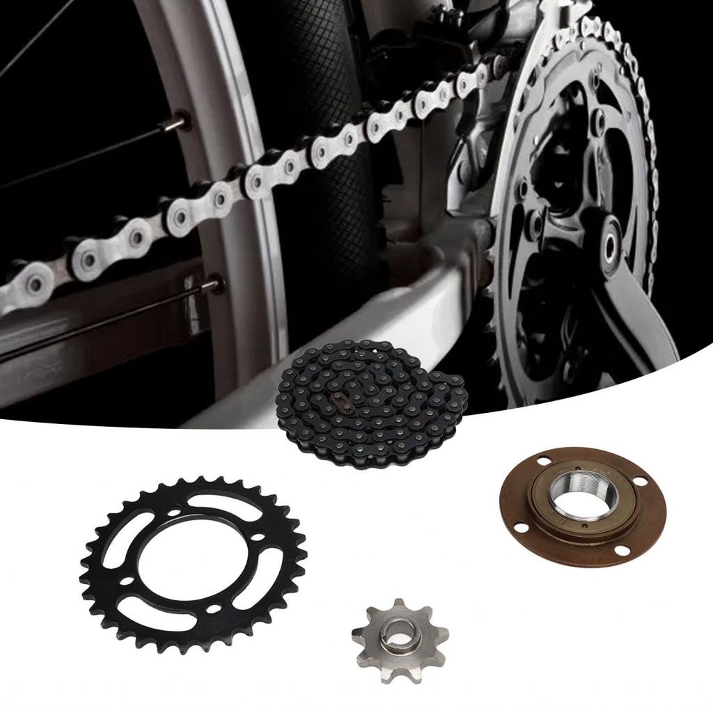 Toothless Freewheel Chain Set Perfectly Fit 420 Sprocket Kit for Bike ...