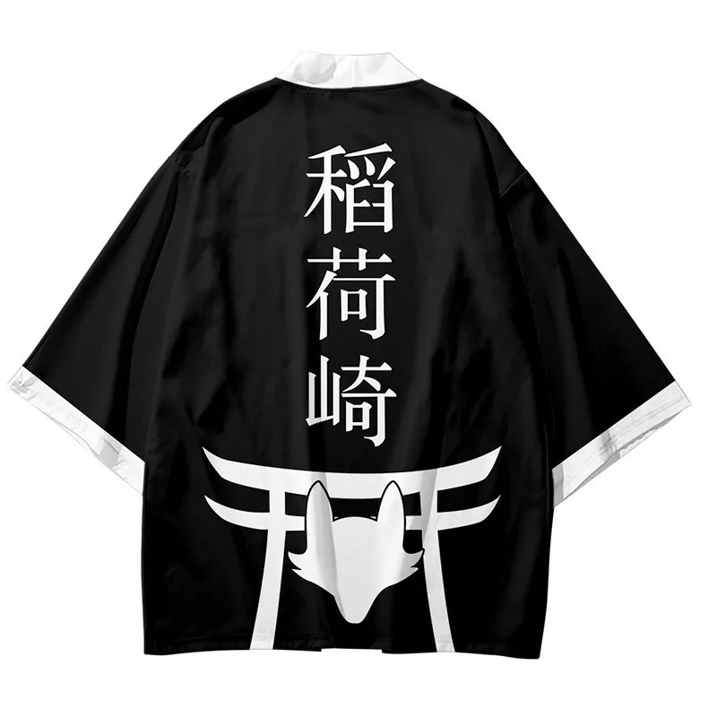 Japanese Tokyo Streetwear Cardigan Women Men Harajuku Haori Volleyball ...