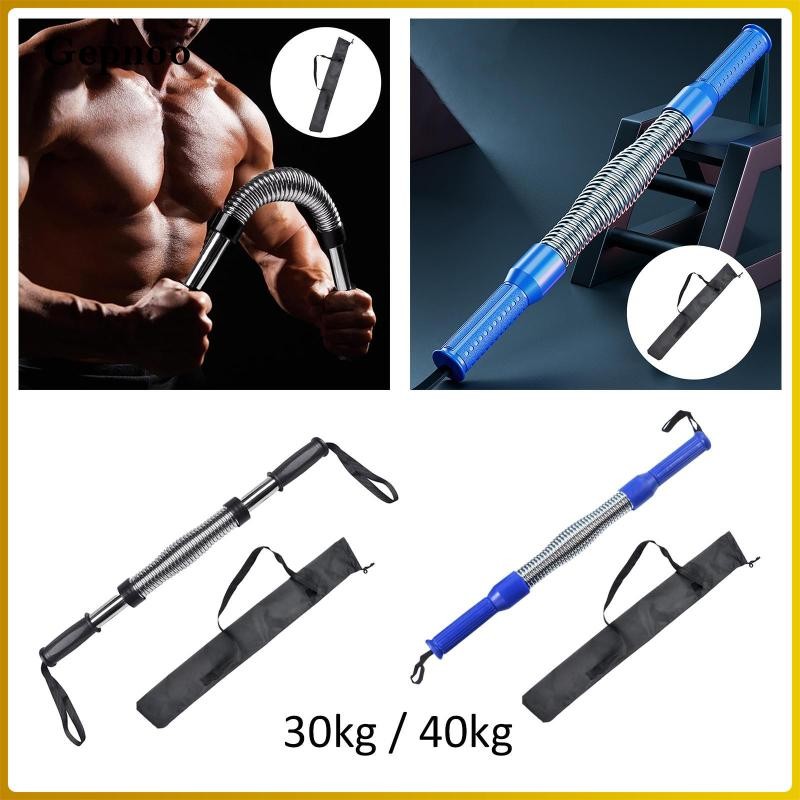 Gepnoo Power Twister Bar, Heavy Duty Chest Expander Shoulder Forearm ...