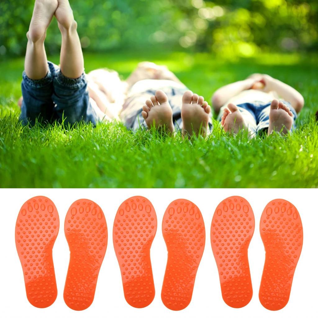 Footprints Marker 3 Pairs PVC Foot Shaped Training Pad for Outdoor ...