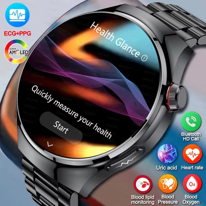 Health Monitoring Smart Watch Physical Examination Blood Pressure ECG ...