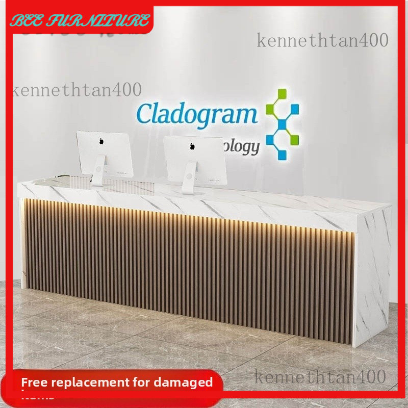 LEDReception Counter Table Reception Desk front desk counter ...